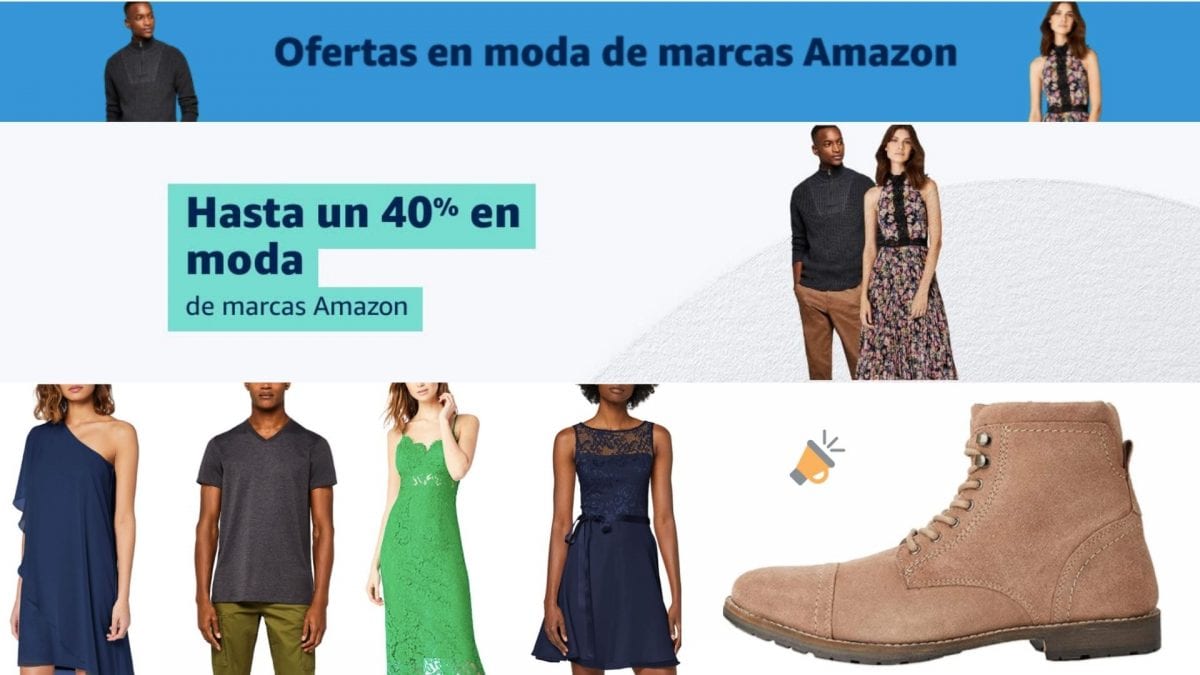 ¡AHORRA A LO GRANDE! Hasta -40% DTO en moda de marcas Amazon