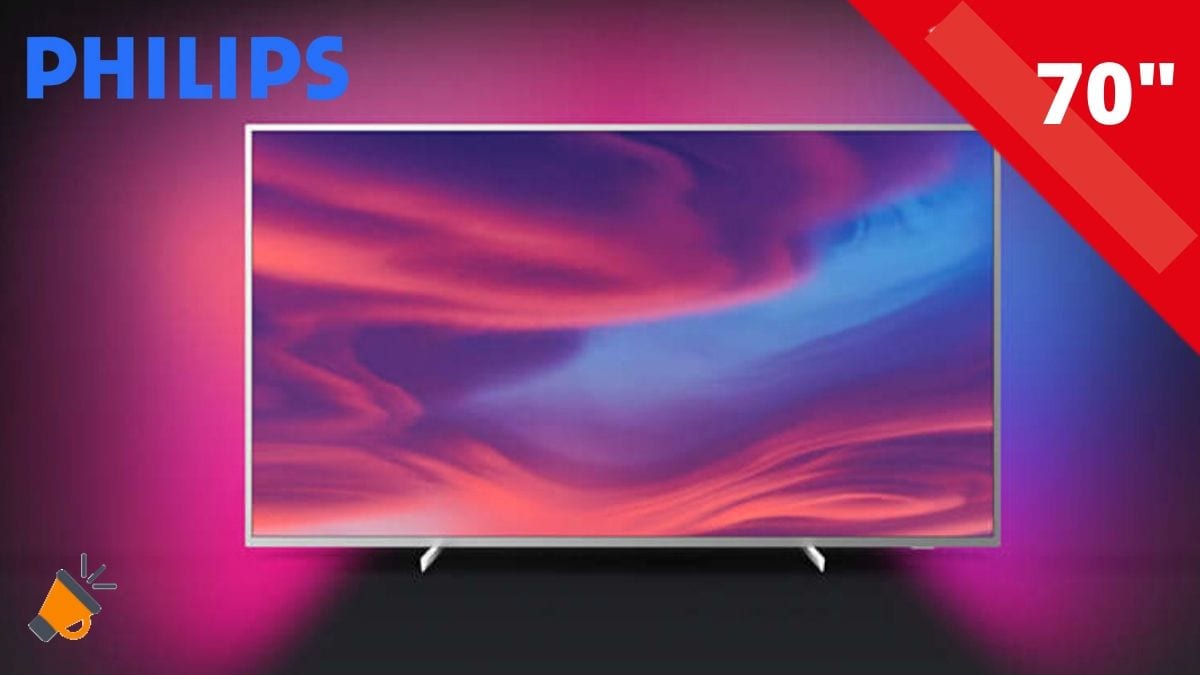 Smart TV Philips 70" 4K con IA y WiFi por 600€ menos en El Corte Inglés