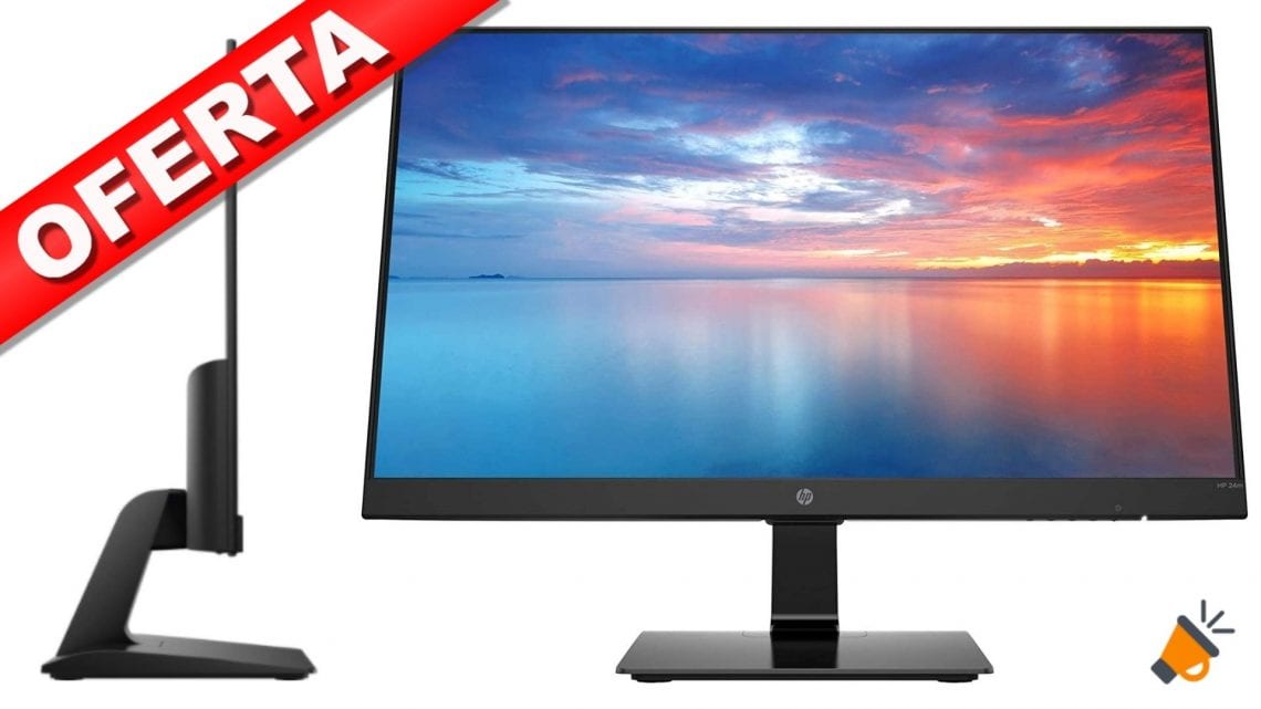 Monitor HP 24m de 23,8" FullHD por SOLO 109€ ¡36% DTO.!