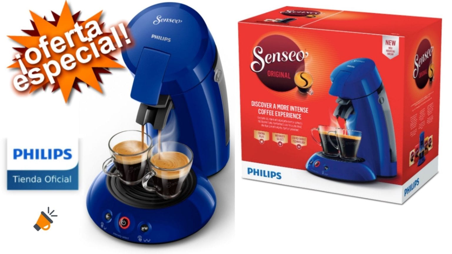 Cafetera de cápsulas Philips Senseo por SOLO 63€ ¡Envío desde 🇪🇸🇪🇸!