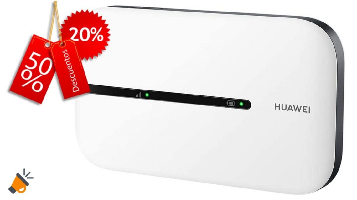 Router inalámbrico Huawei WiFi móvil 4G LTE por SOLO 41€