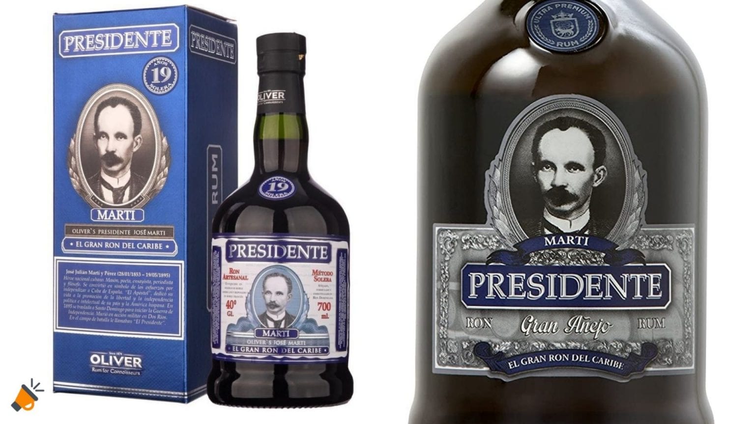 ¡MÍNIMO HISTÓRICO! Ron Añejo Presidente Marti 700ml por SOLO 11€