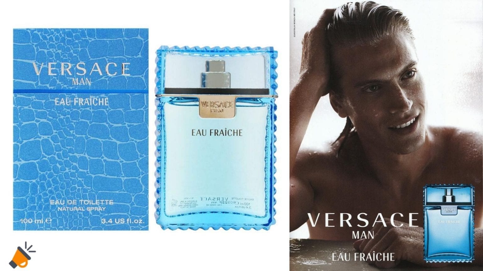 ¡SOLO HOY! Colonia Versace Eau Fraiche para hombre por 34€ ¡58% DTO.!