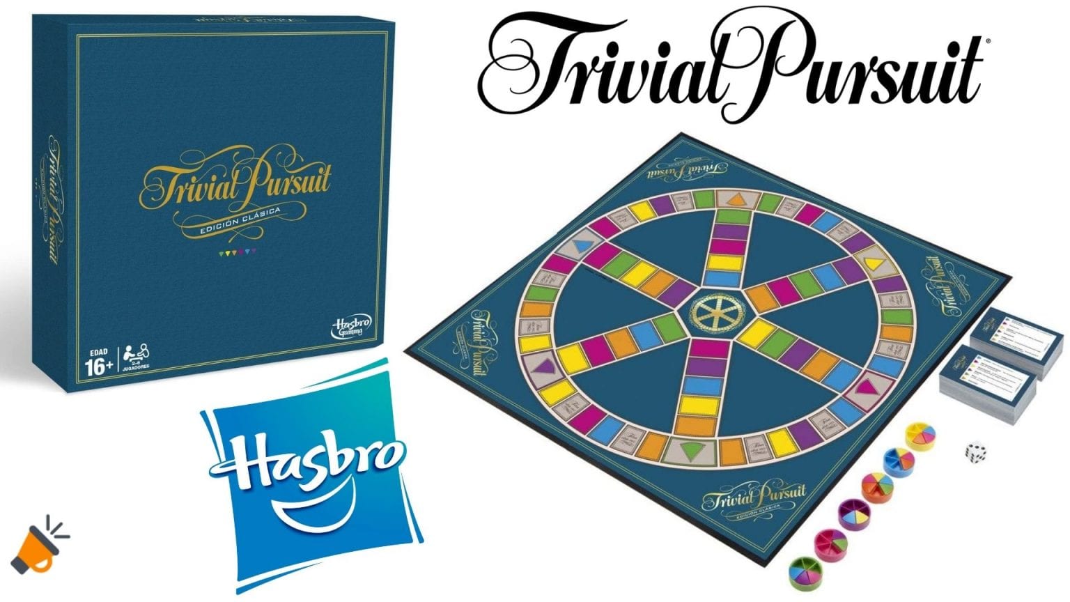Juego de mesa Trivial Pursuit Edición Clásica por SOLO 20€