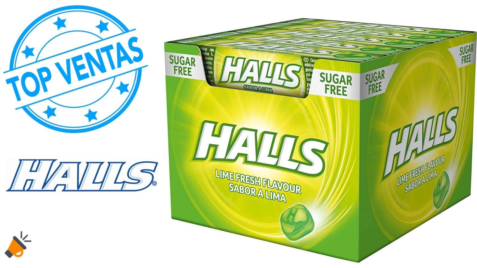 Pack x20 Sticks Caramelos Halls Lima por SOLO 9,89€ – SuperChollos