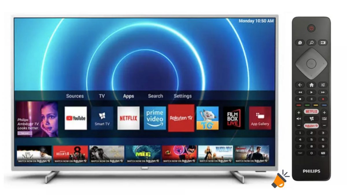 Smart TV Philips 58" Ultra HD 4K con sonido Dolby Atmos por SOLO 437 ...