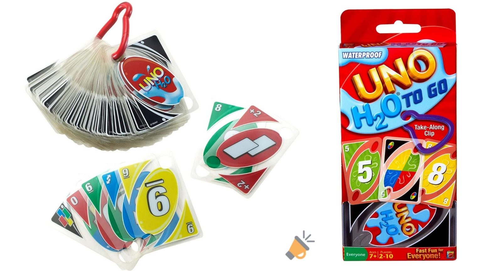 Juego de cartas impermeable UNO H2O por SOLO 9,99€