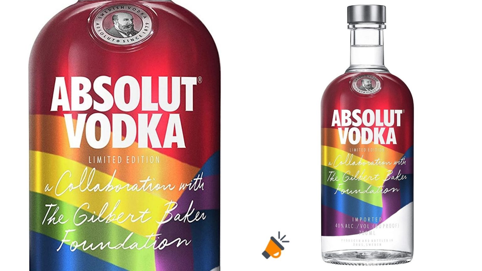 ¡TOP VENTAS AMAZON! Absolut Vodka Rainbow Edition 700ml por 12,95€
