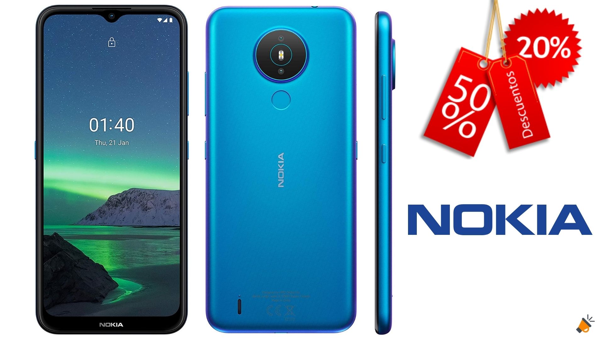 Nokia 1.4, un móvil muy barato con Android Go y diseño atractivo ¡Solo 79,99€!