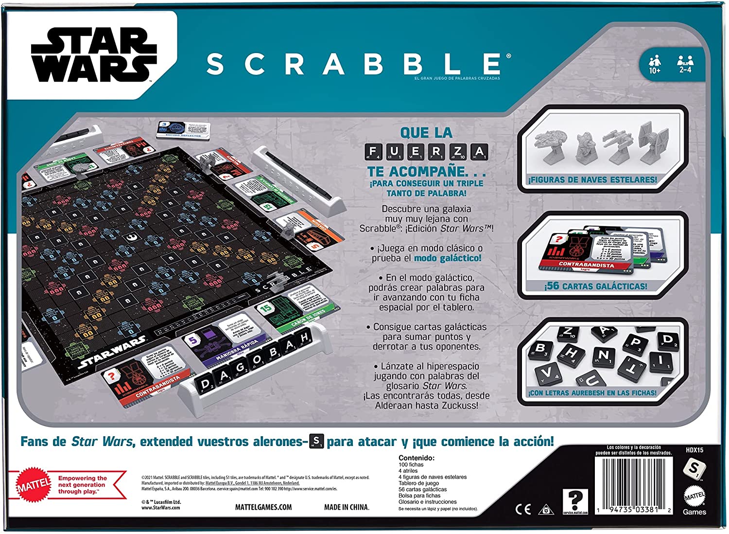Juego de mesa Scrabble Star Wars por SÓLO 13,34€