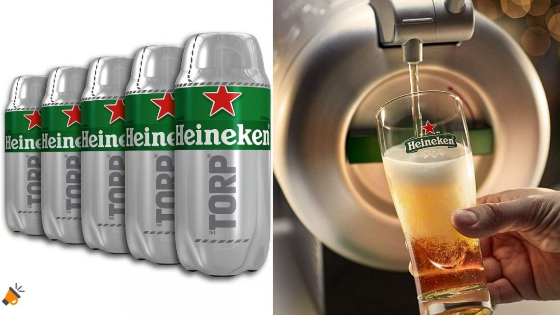Pack x5 Torps Heineken de 2L para tirador The Sub por SOLO 27,99€