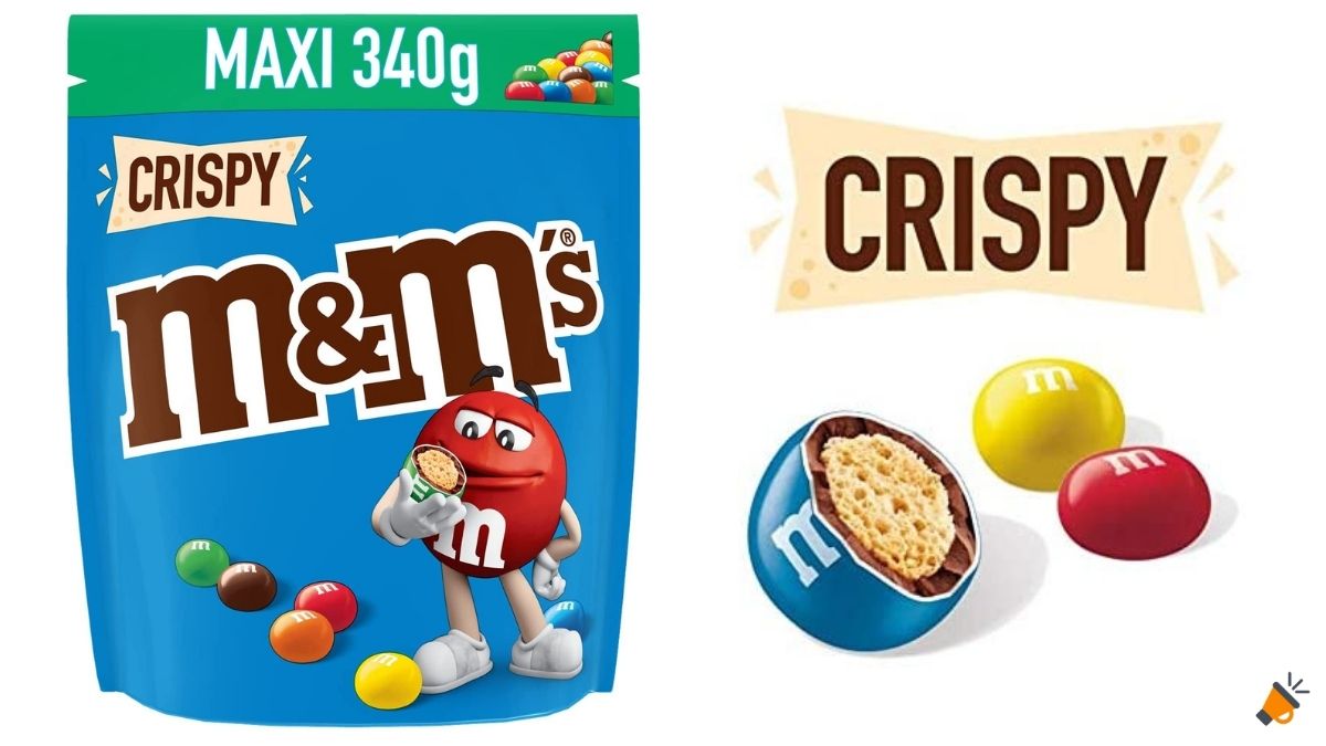 ¡TOP VENTAS! Pack x3 bolsas M&M’s CRISPY por SOLO 8,38€ – SuperChollos