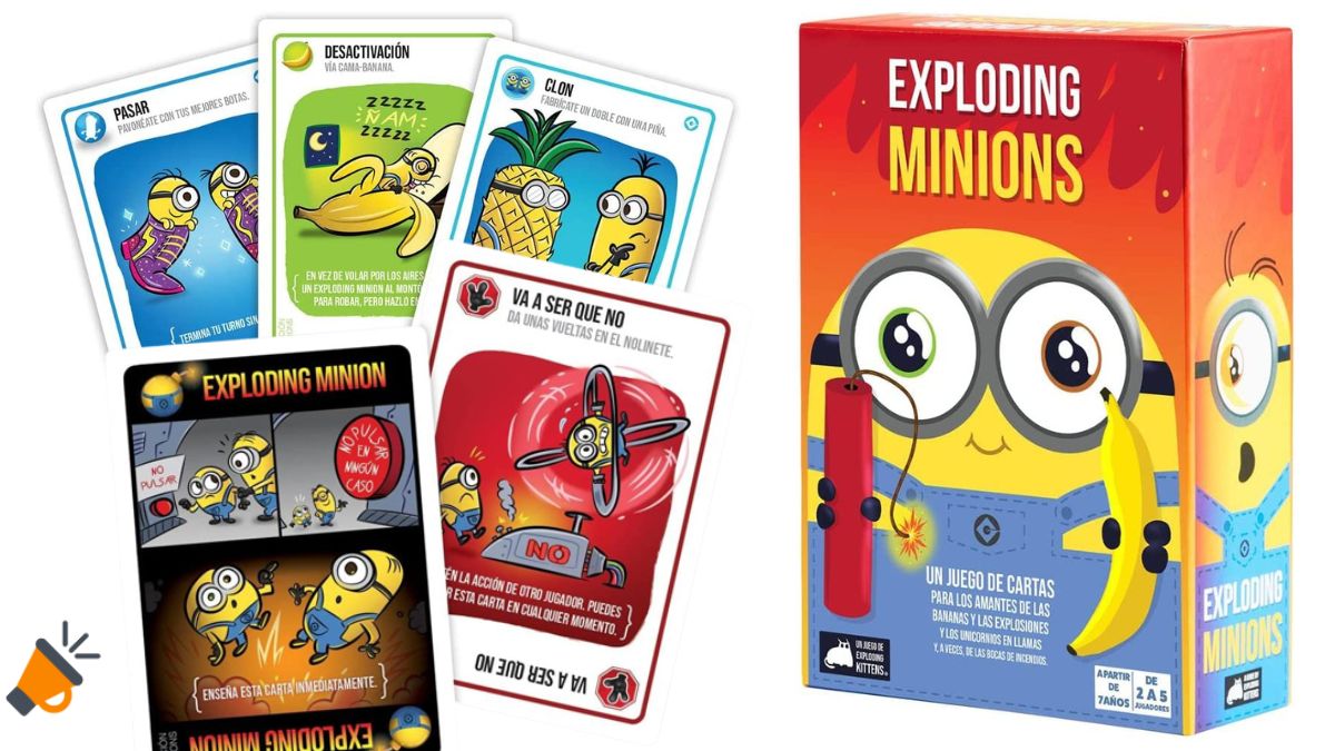 Nuevo juego de cartas Exploding Kittens Minions por SOLO 24,95€ Nuevo juego de cartas Exploding Kittens Minions por SOLO 24,95€
