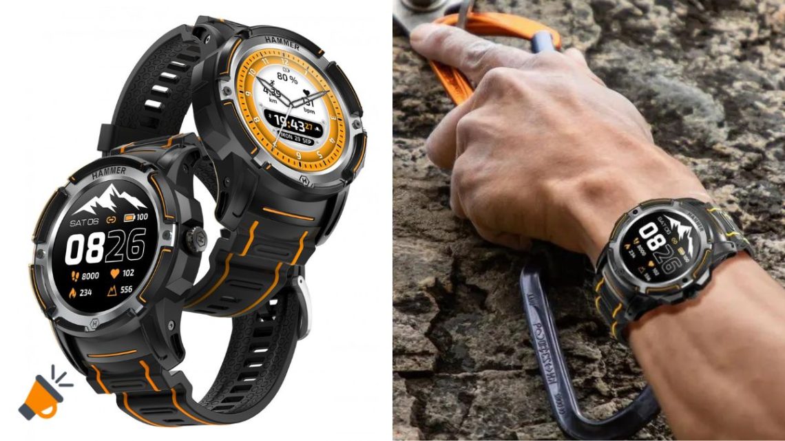Hammer Watch Plus, un reloj GPS indestructible por SOLO 79€
