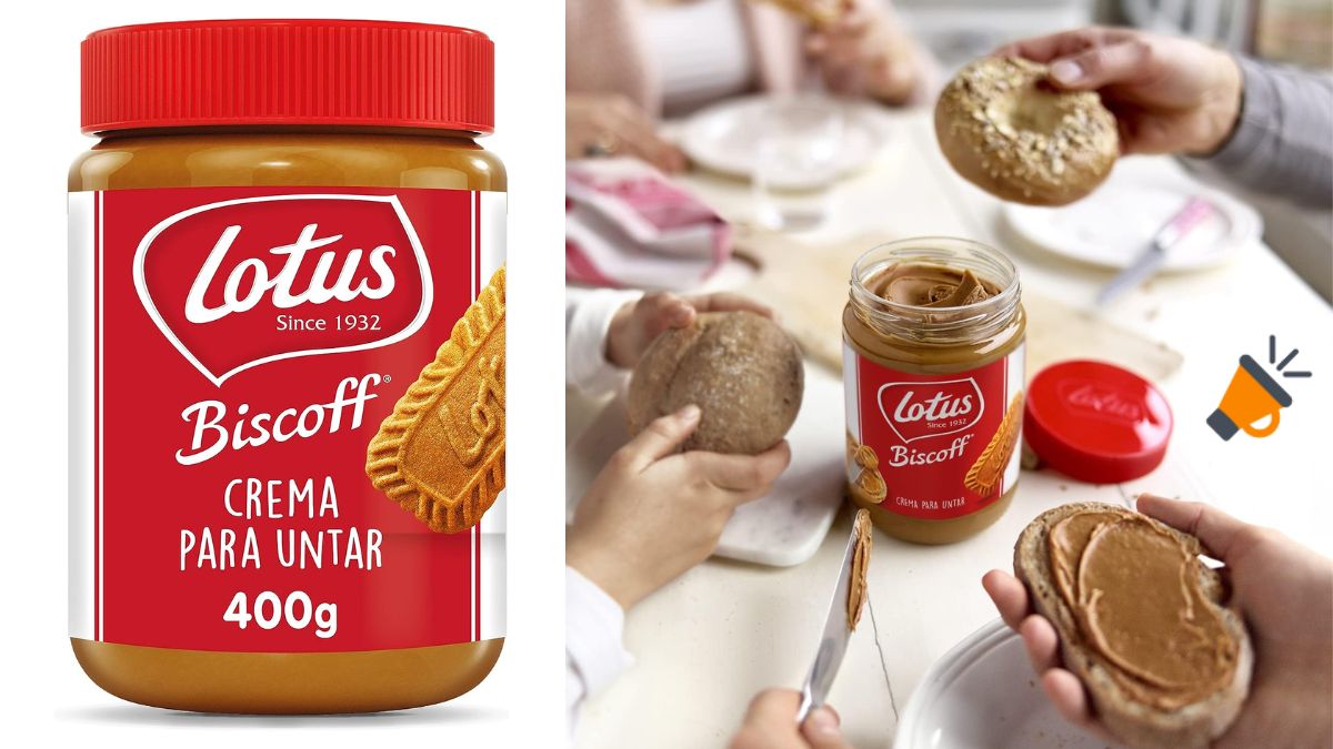 Pack 8 botes de Crema para untar Lotus Biscoff 400g por 6,7€ – SuperChollos