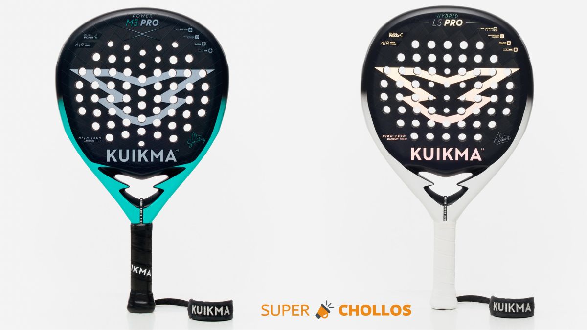 Palas de pádel Kuikma MS Power Pro y Kuikma LS Pro por SOLO 159€ (-20% ...
