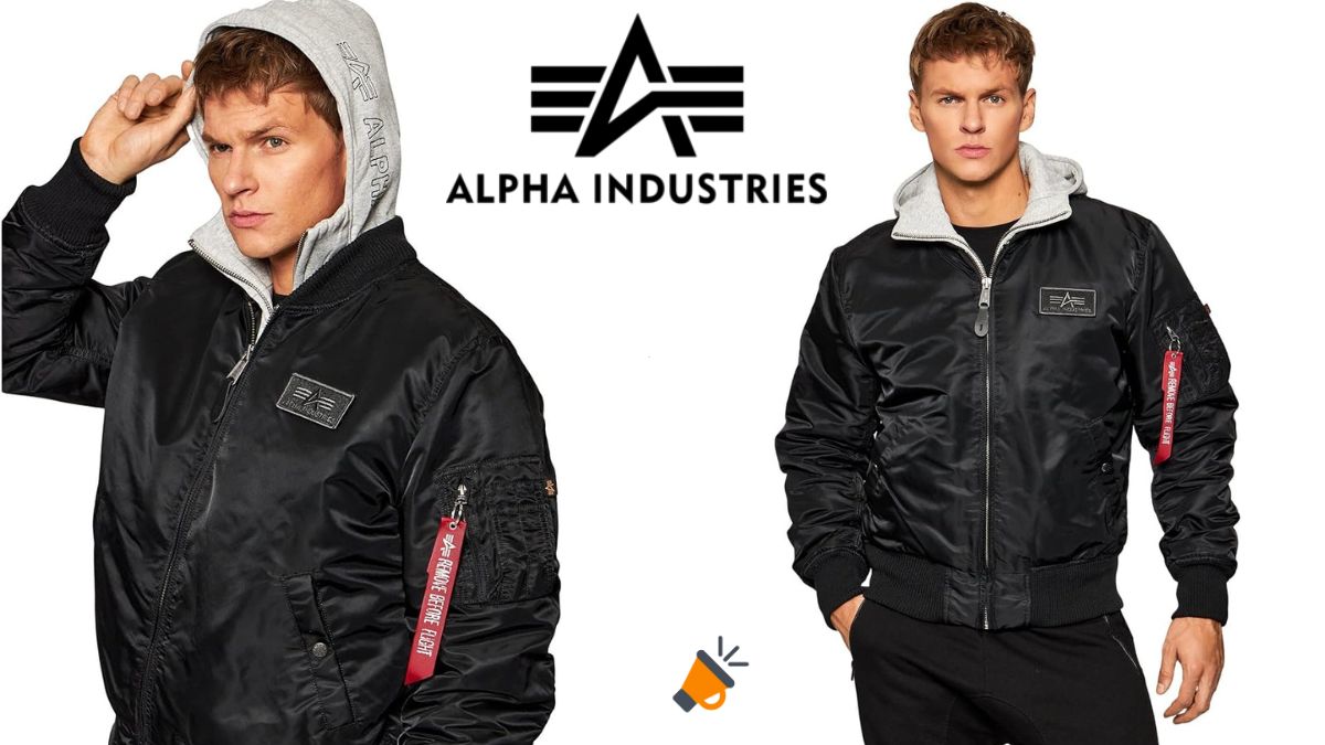 Icónica chaqueta Bomber Alpha Industries con 45% DTO.