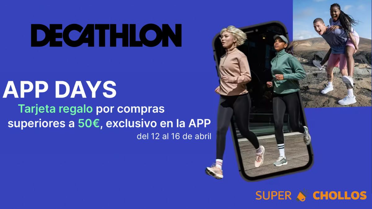 ¡APP DAYS DECATHLON! Cheques de hasta 30€ en tus compras – SuperChollos