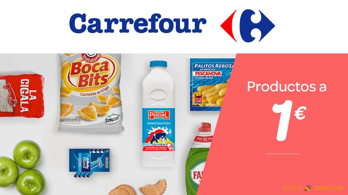 Mini Precios 1€ en el Supermercado Carrefour ¡142 productos!